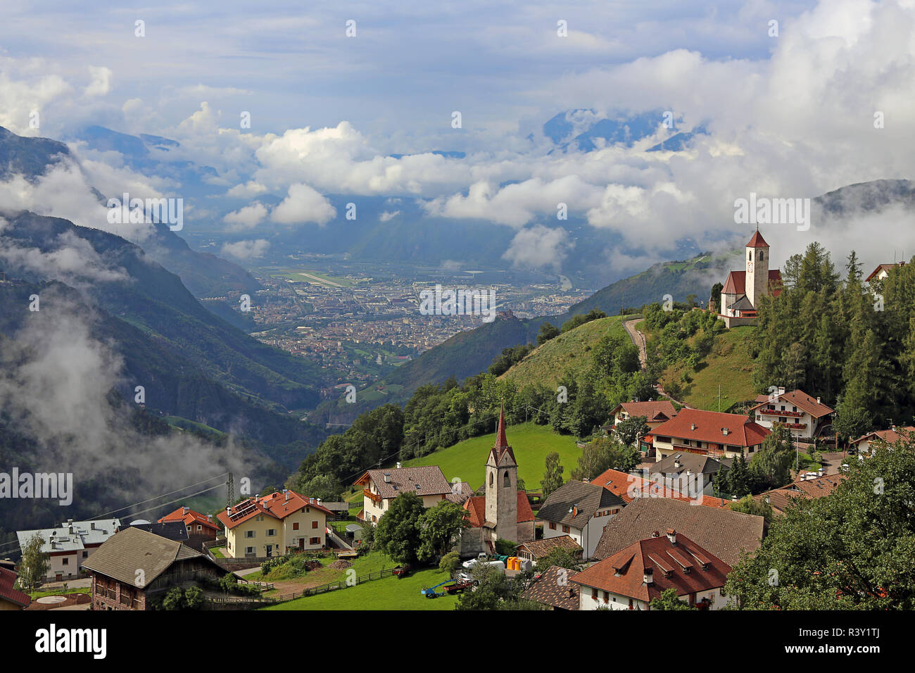 Renon valley hi-res stock photography and images - Alamy