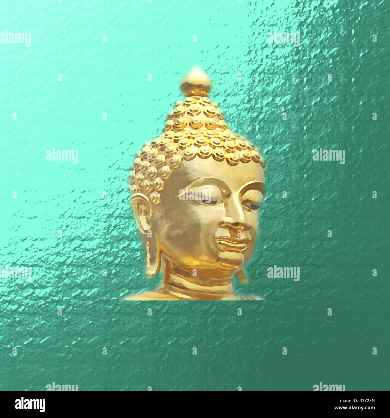 Spring temple buddha statue china hi-res stock photography and images ...