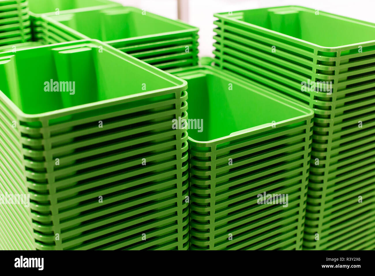 Plastic storage baskets hi-res stock photography and images - Alamy