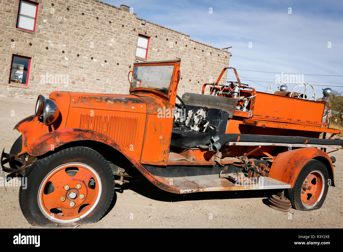 Broken fire truck hi-res stock photography and images - Alamy