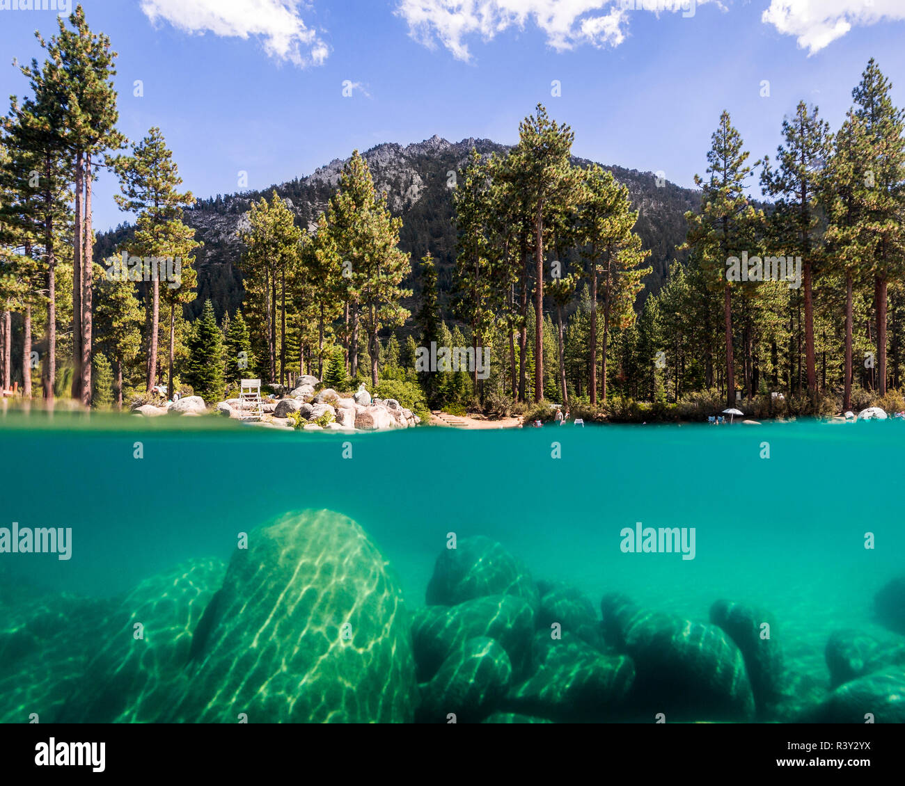 Lake Tahoe from Sand Harbor, Nevada Stock Photo - Alamy