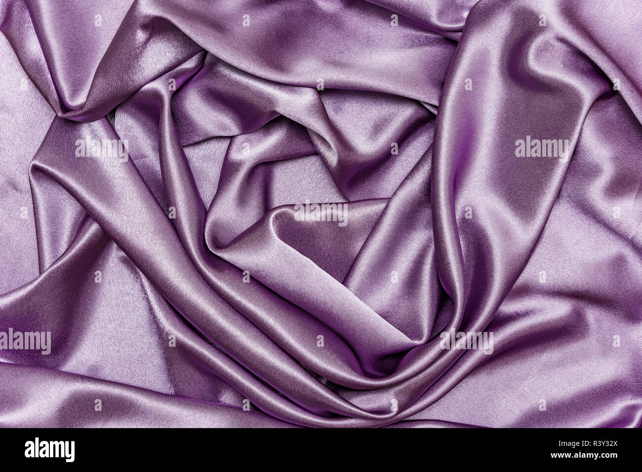 Beautiful smooth elegant wavy violet purple satin silk luxury cloth ...
