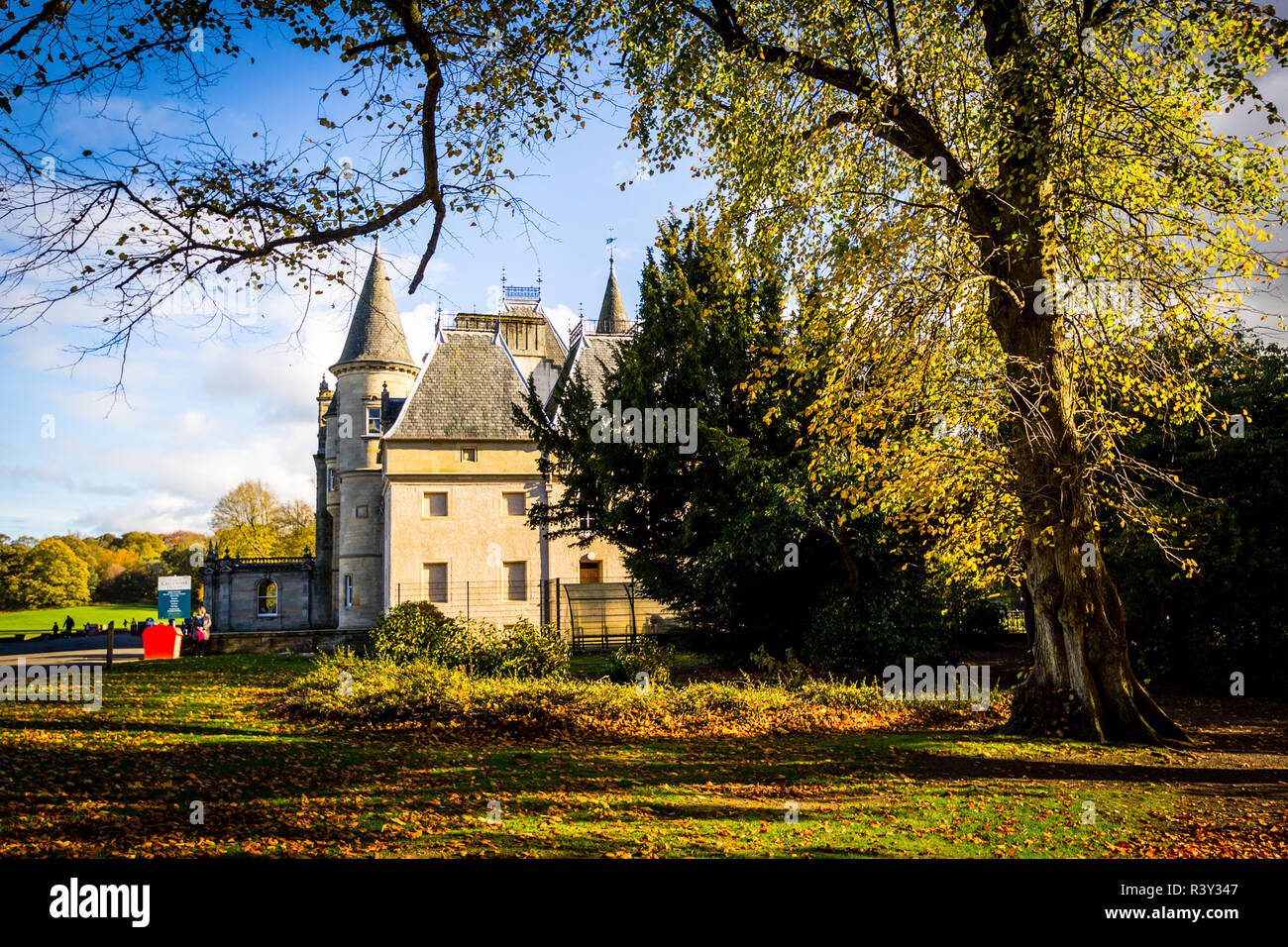 Callendar House/ Estate in Callendar Park, Falkirk, Scotland, UK Stock ...