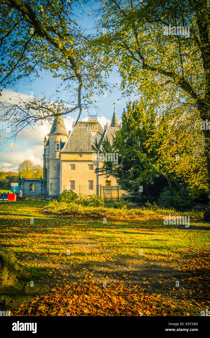 Callendar House/ Estate in Callendar Park, Falkirk, Scotland, UK Stock ...