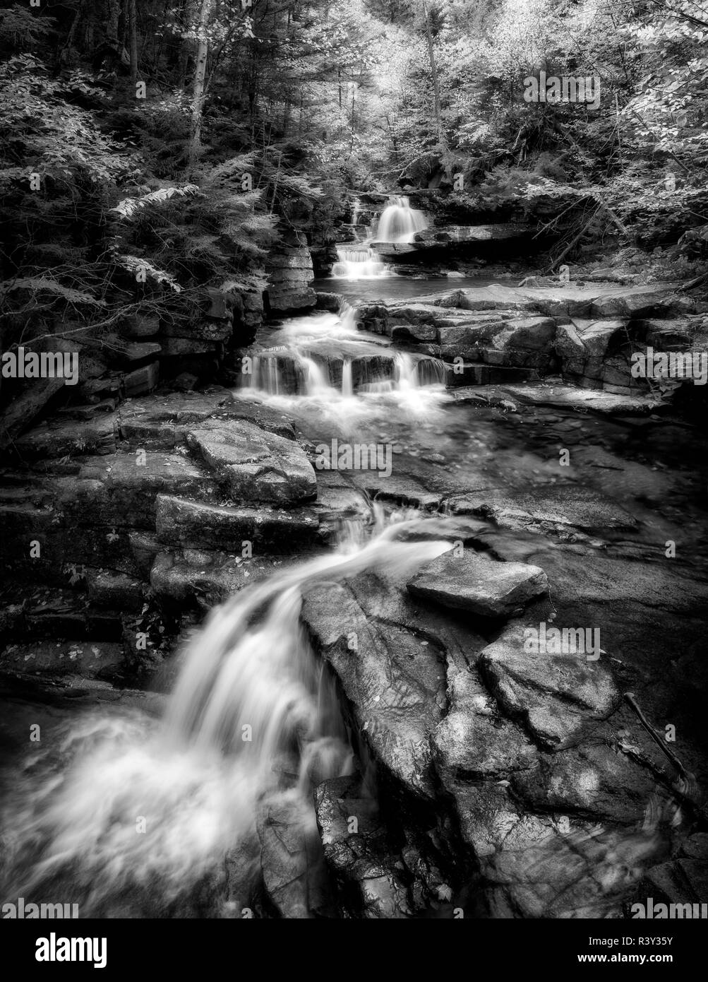 USA, New Hampshire, White Mountains. Coliseum Falls Stock Photo - Alamy