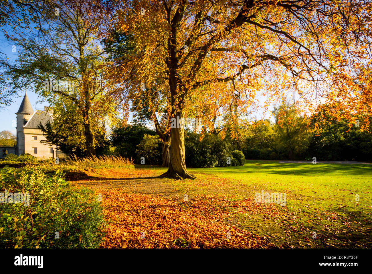 Callendar House/ Estate in Callendar Park, Falkirk, Scotland, UK Stock ...