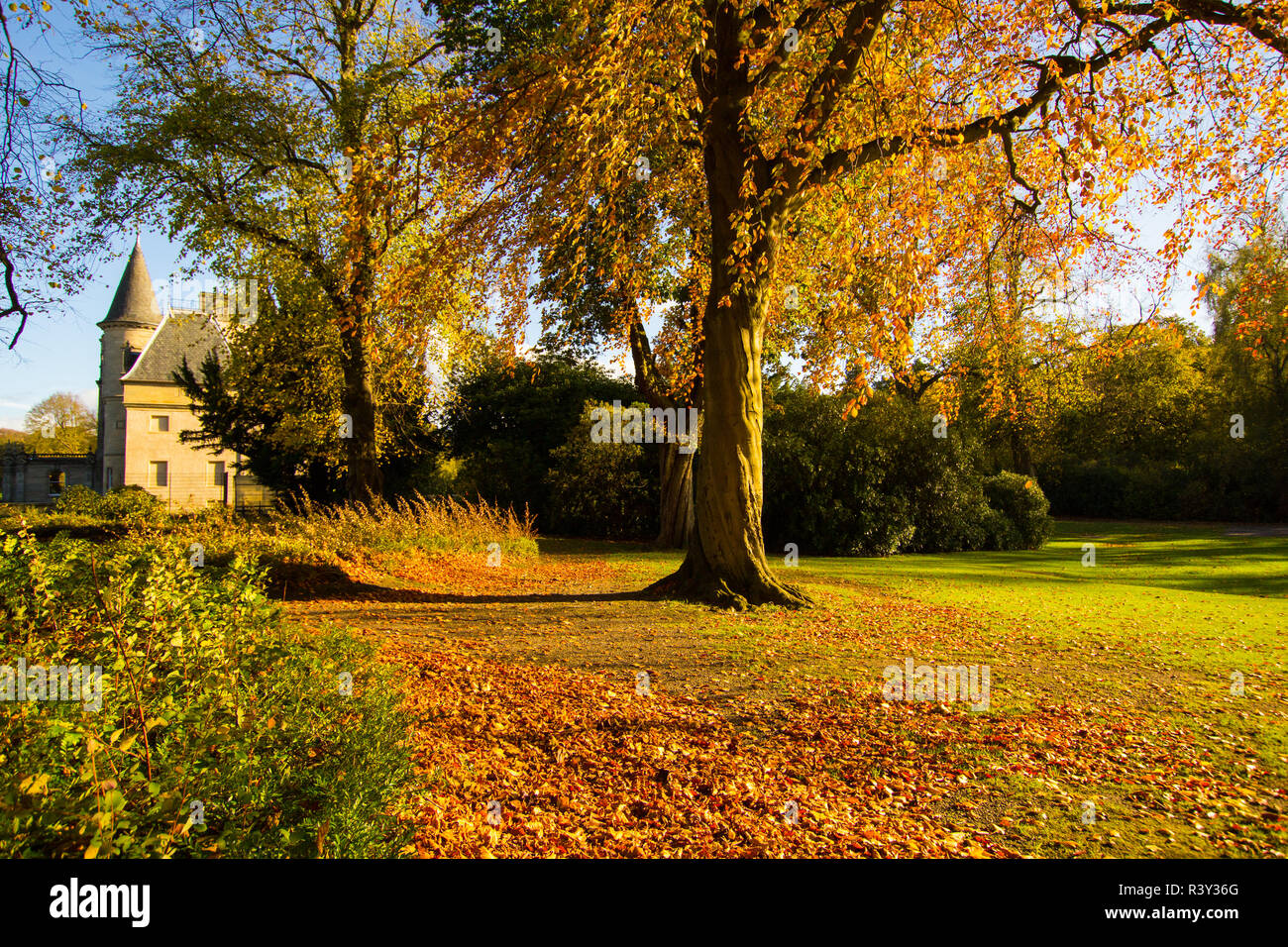 Callendar House/ Estate in Callendar Park, Falkirk, Scotland, UK Stock ...