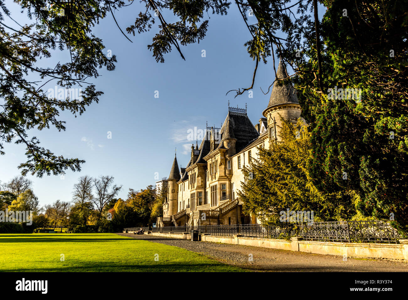 Callendar House/ Estate in Callendar Park, Falkirk, Scotland, UK Stock ...