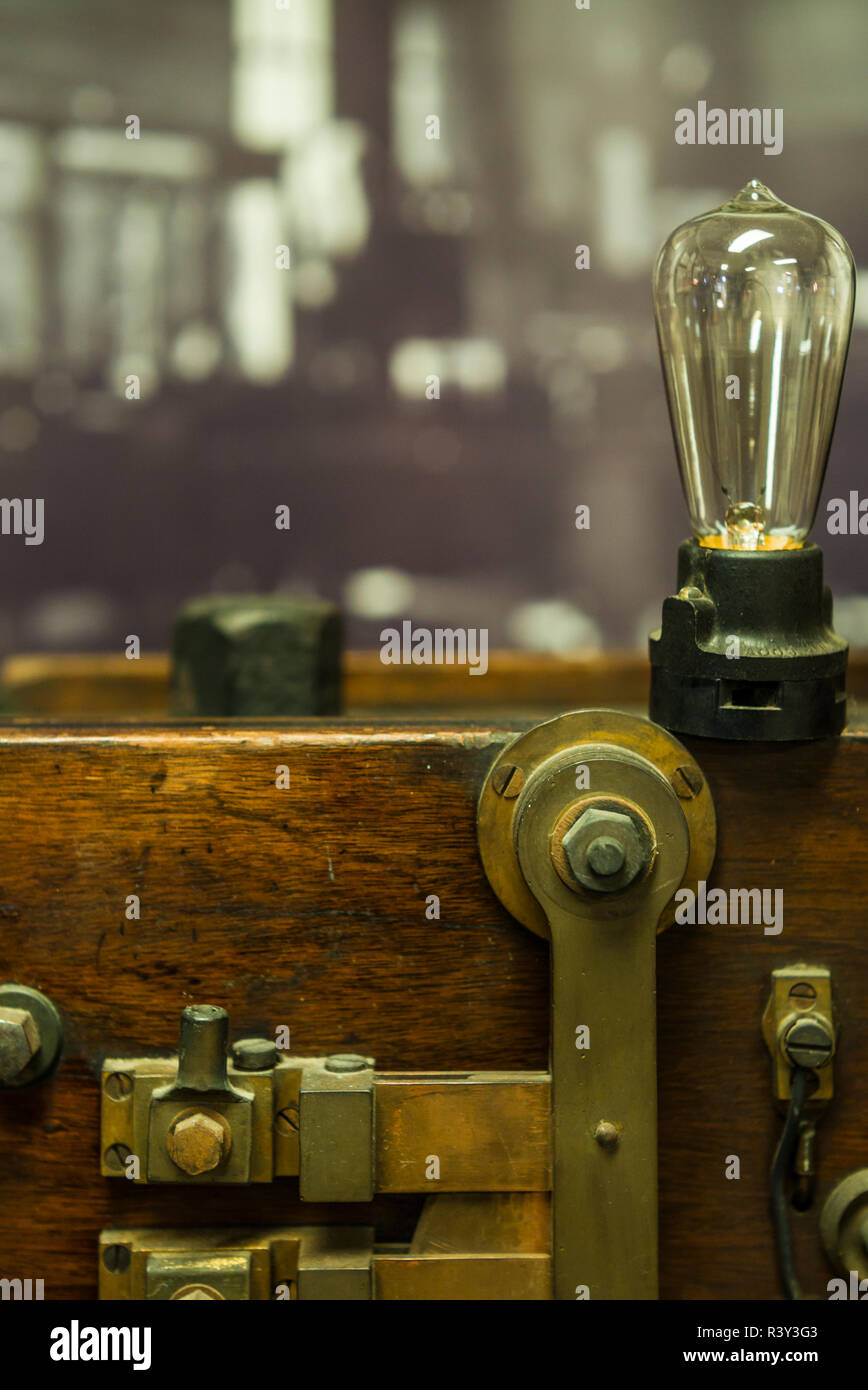 Thomas edison laboratory menlo park hi-res stock photography and images ...