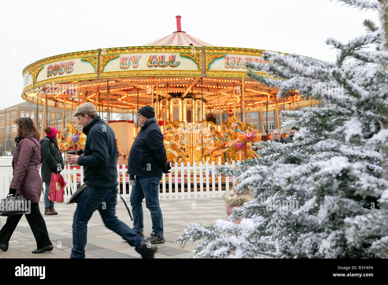 Victorian christmas market hi-res stock photography and images - Alamy