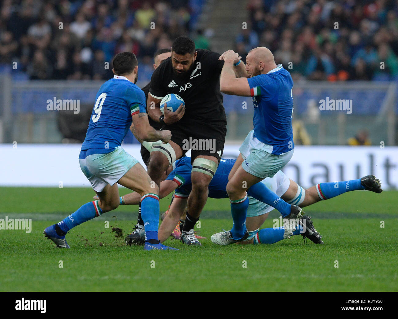 New zealand blacks rugby players hi-res stock photography and images ...