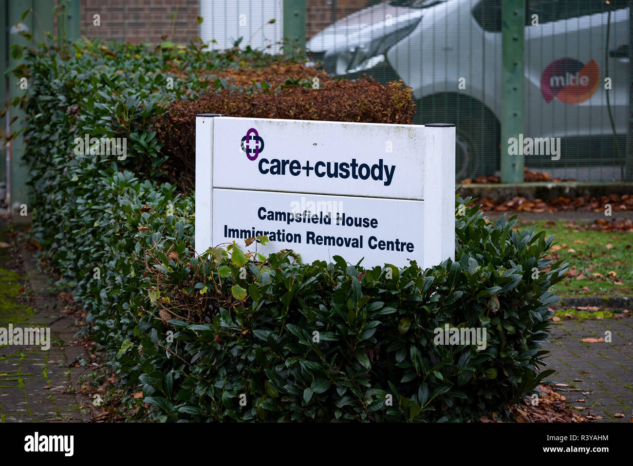 Kidlington, Oxford, UK. 24th November 2018. Campsfield House ...