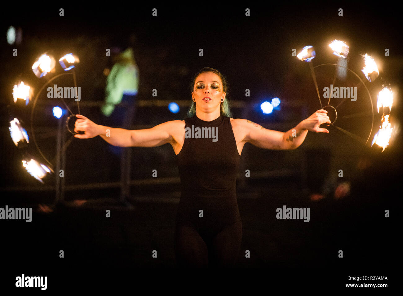 Female fire eater hi-res stock photography and images - Alamy