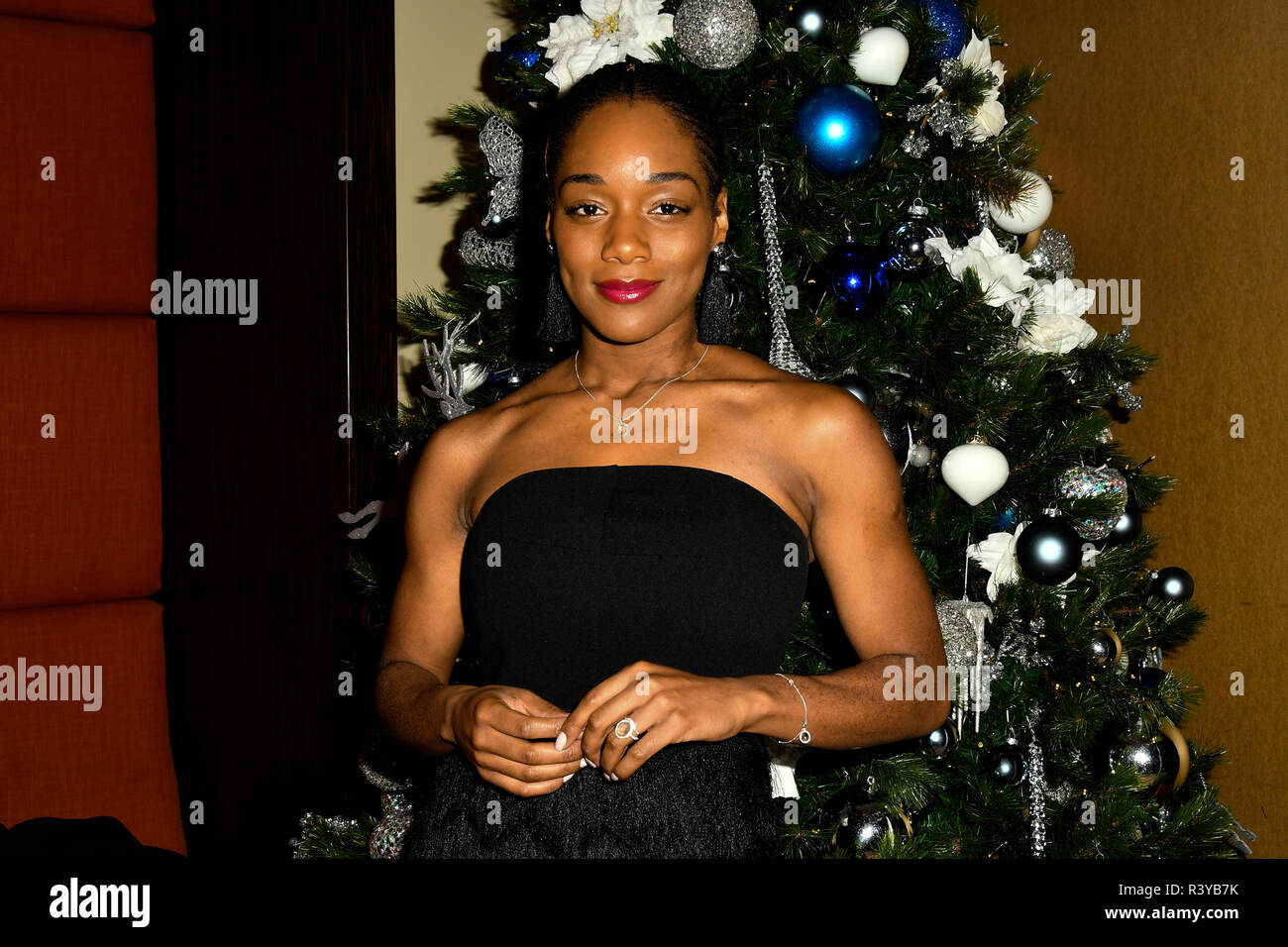 Rachel Adedeji attends a dinner to raise funds for KIDS, a charity that ...