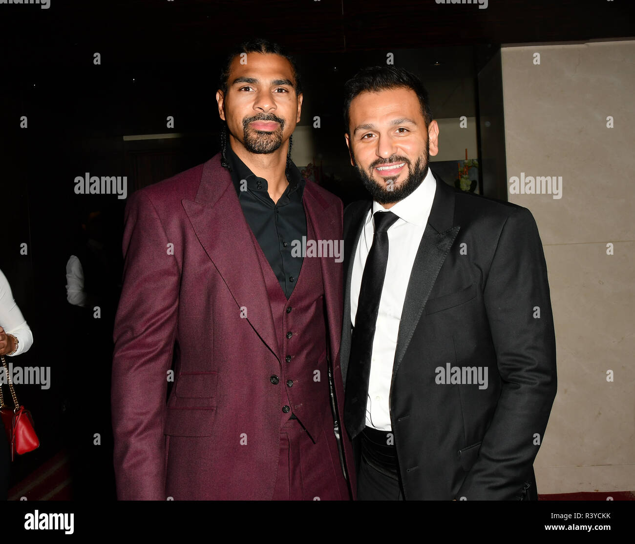 David Haye and Joe Fournier's attends a dinner to raise funds for KIDS ...