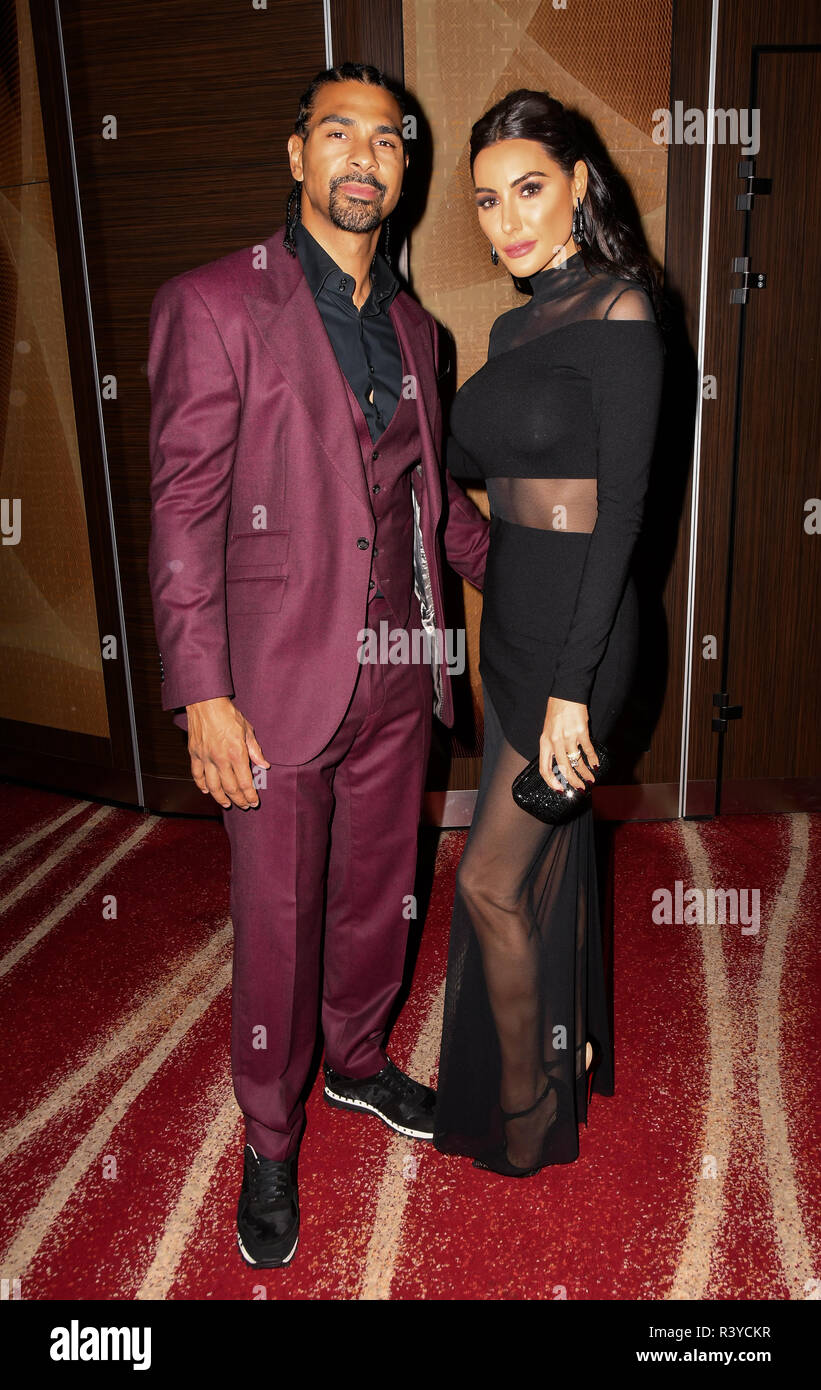 David Haye and Laura Zilli attends a dinner to raise funds for KIDS, a ...