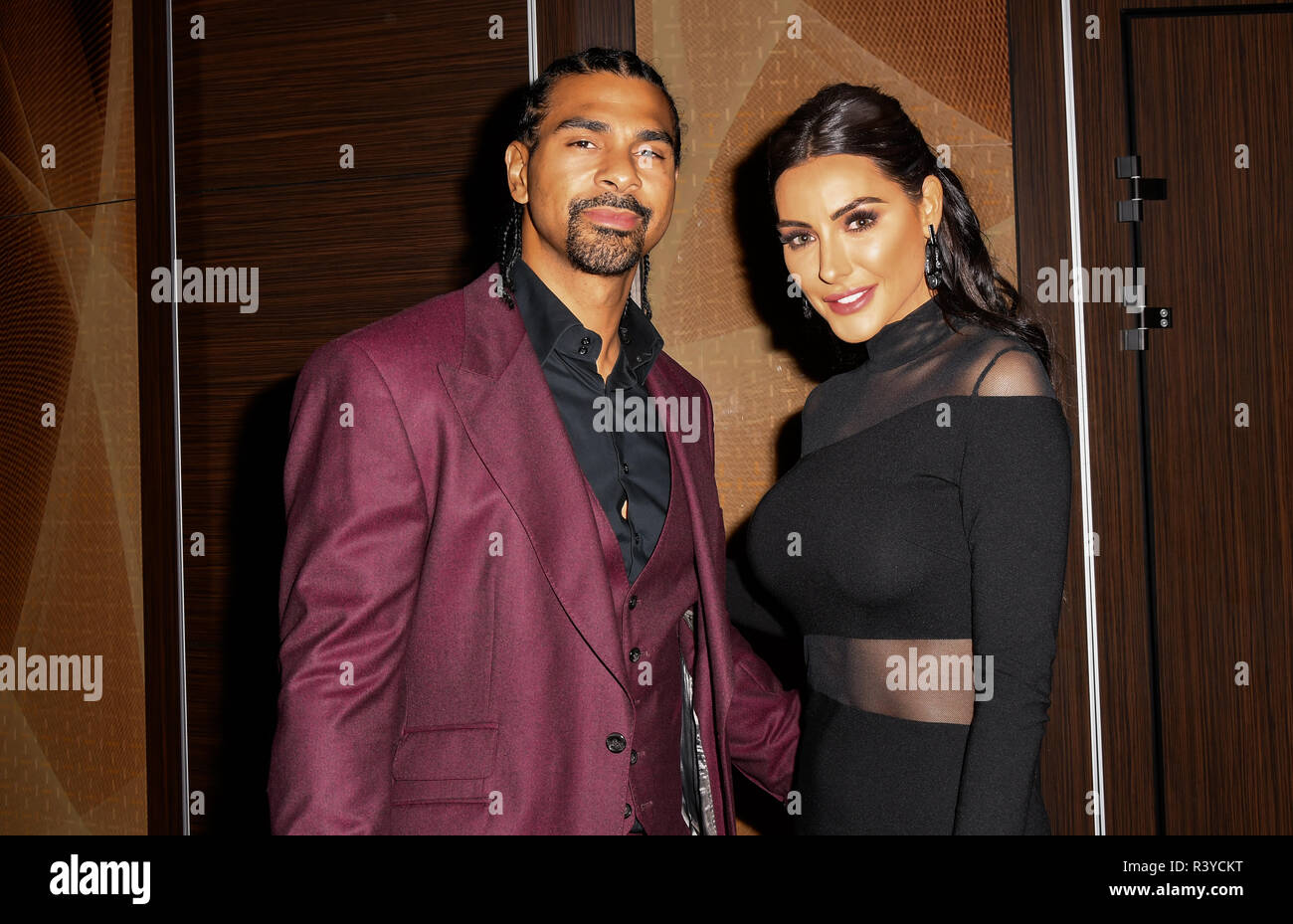 David Haye and Laura Zilli attends a dinner to raise funds for KIDS, a ...