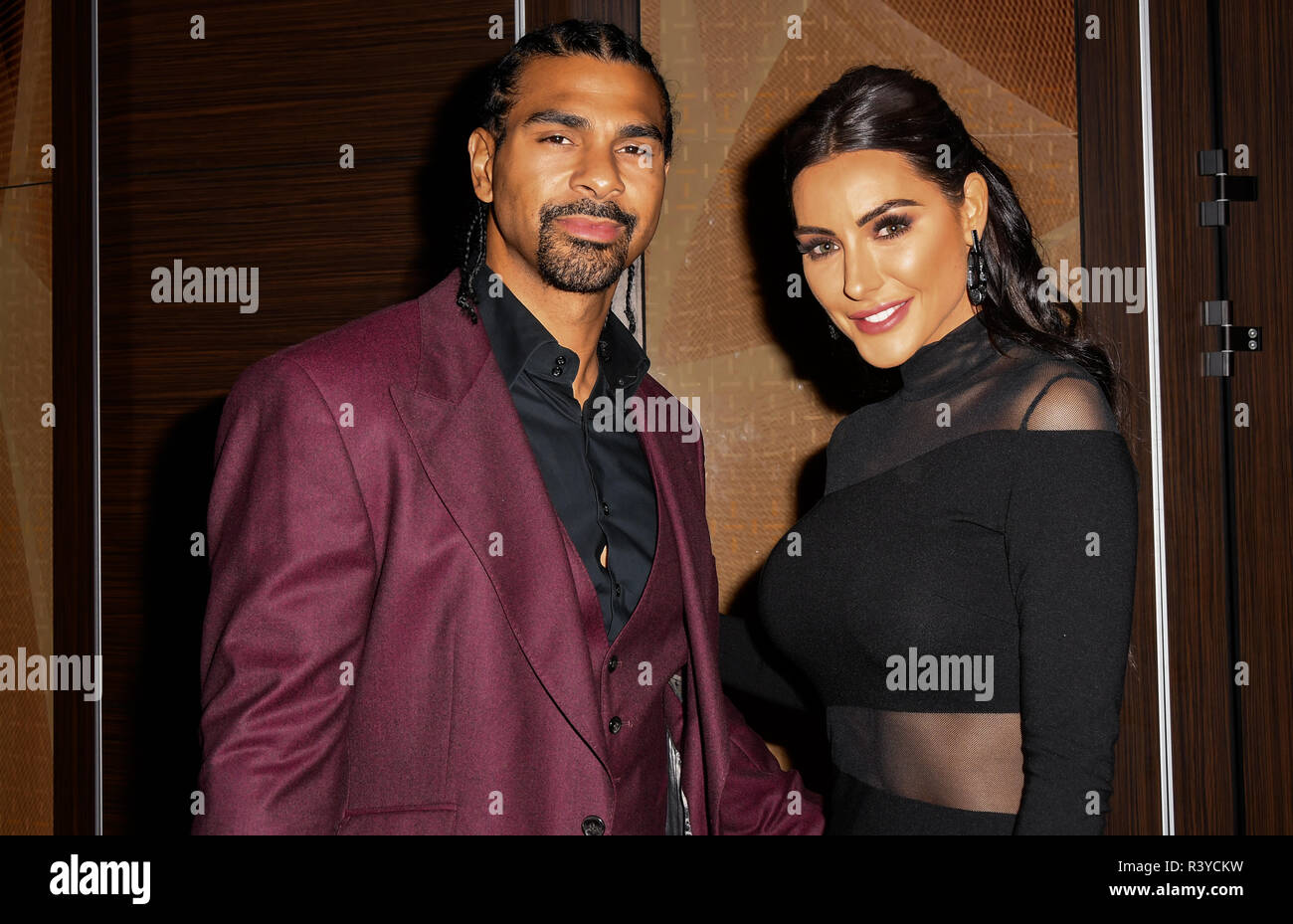 David Haye and Laura Zilli attends a dinner to raise funds for KIDS, a ...