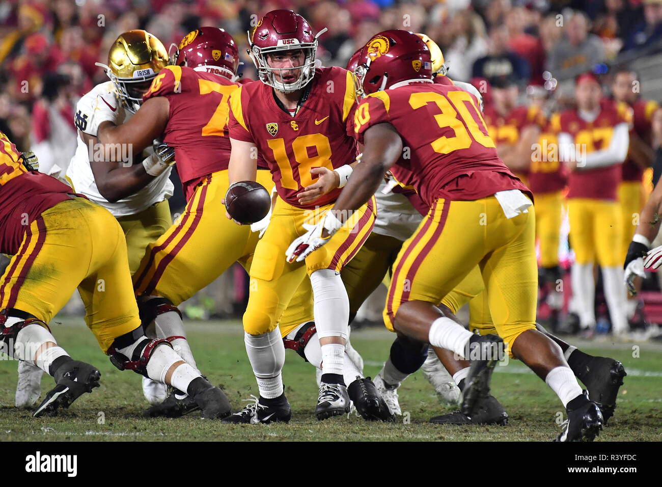 Los Angeles, CA, USA. 24th Nov, 2018. USC Trojans quarterback JT ...
