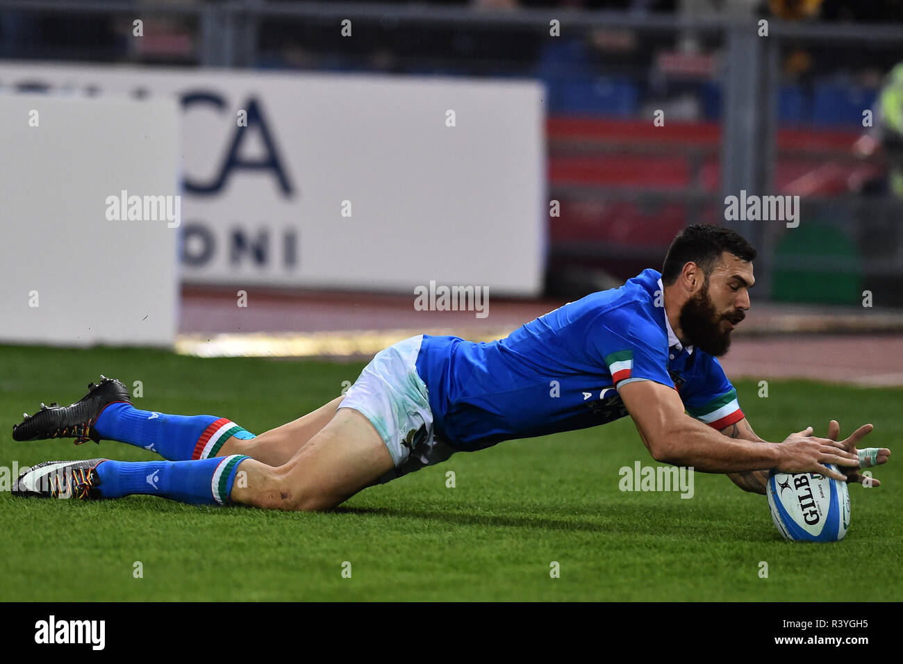 Rome, Italy. 25th Nov, 2018. Rugby test match-Italy-New Zealand-Rome 24 ...