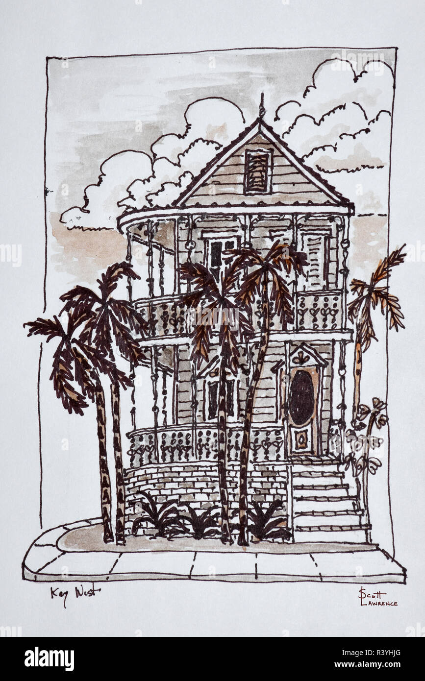 Conch style architecture hi-res stock photography and images - Alamy