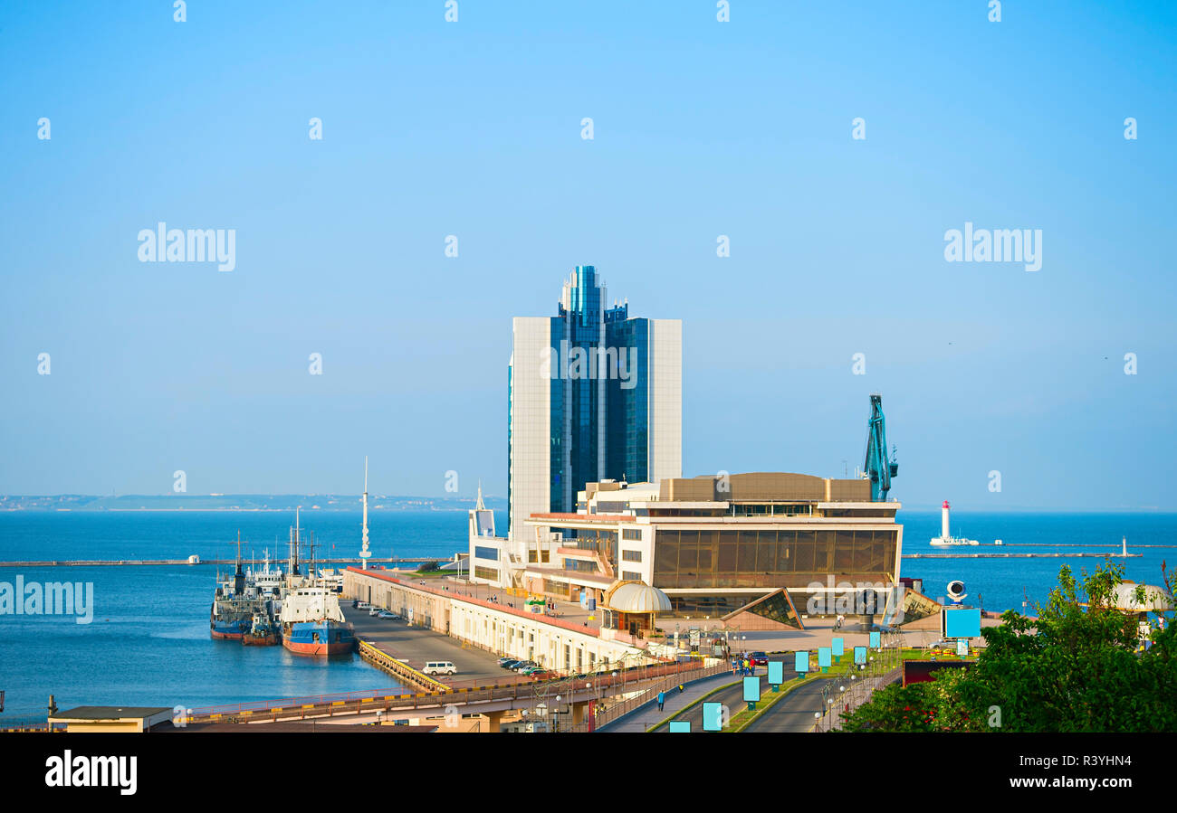 Odessa sea port terminal Stock Photo - Alamy