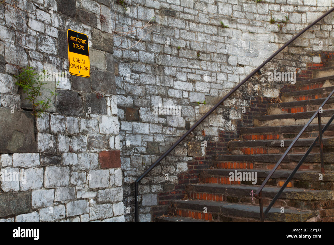 USA, Georgia, Savannah. Historic steps on River street Stock Photo - Alamy