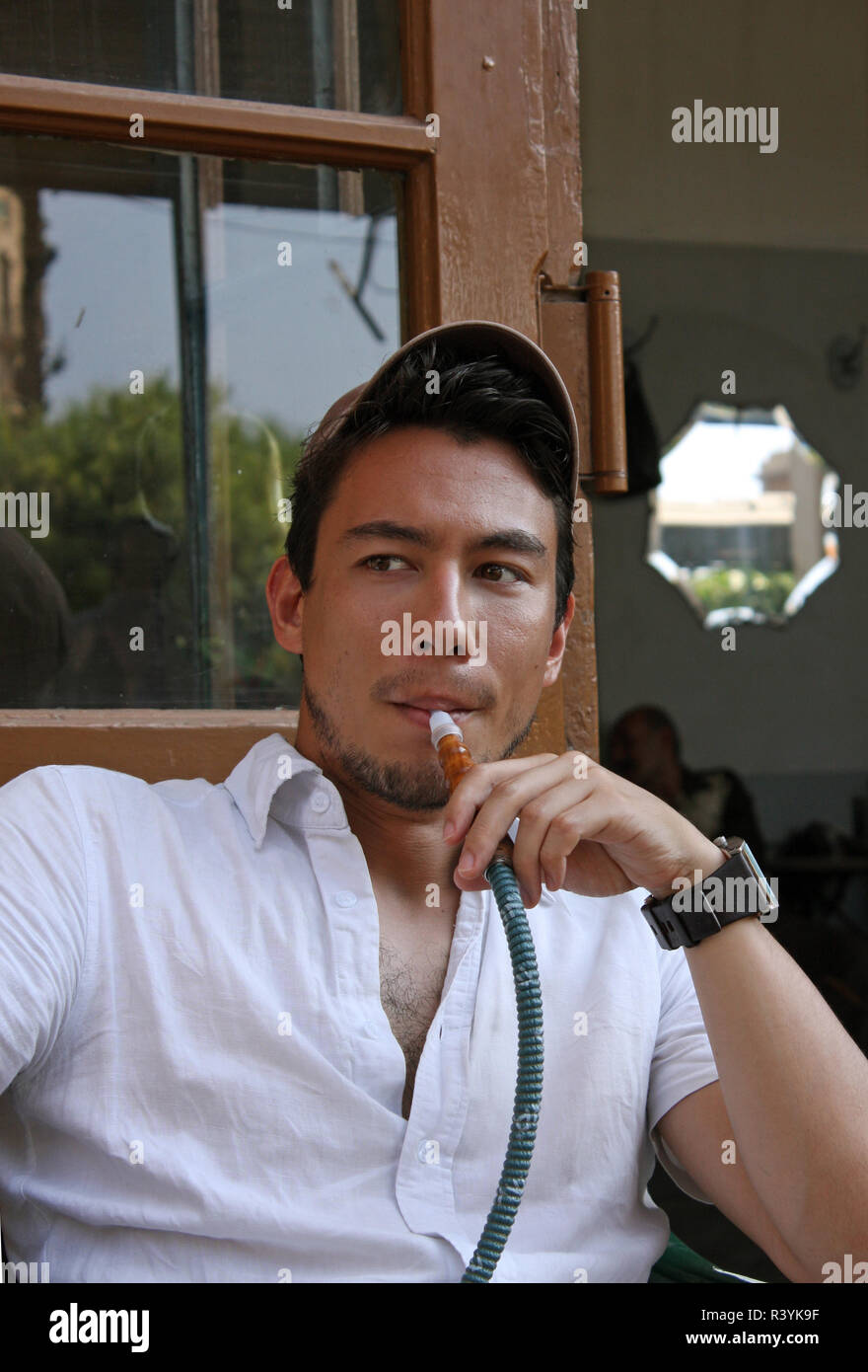 Man smoking beirut hi-res stock photography and images - Alamy