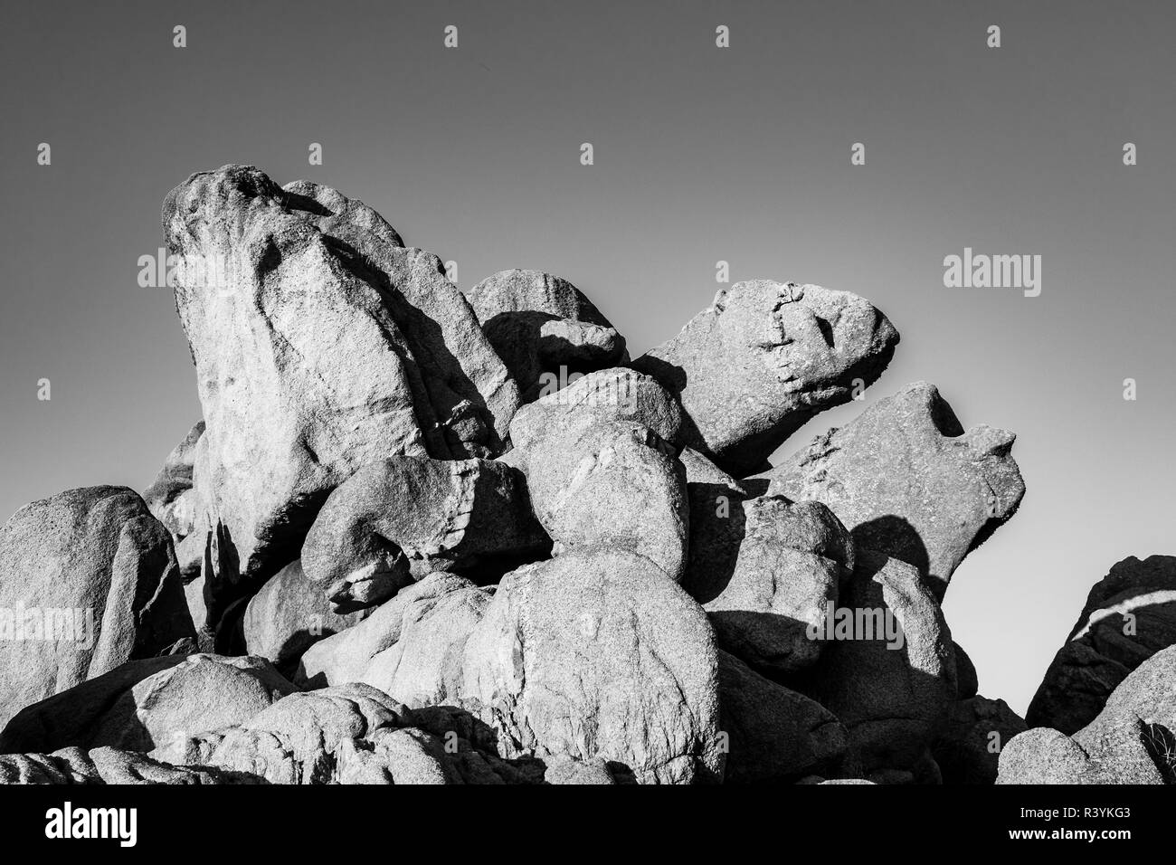 rocks in brittany Stock Photo - Alamy