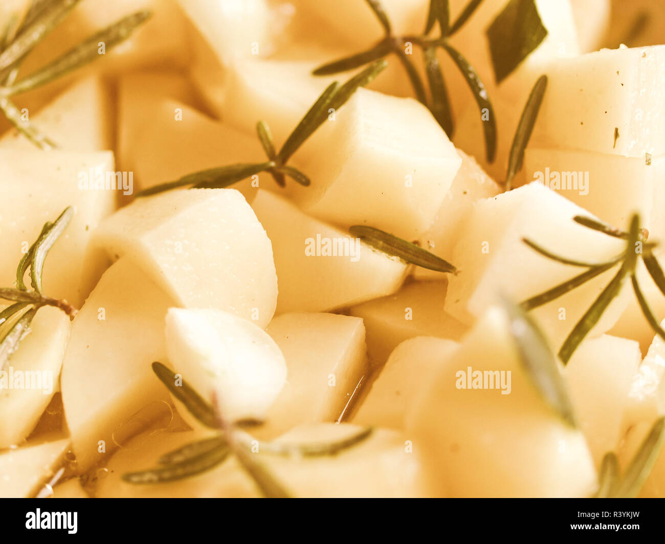 Retro looking Potatoes picture Stock Photo - Alamy