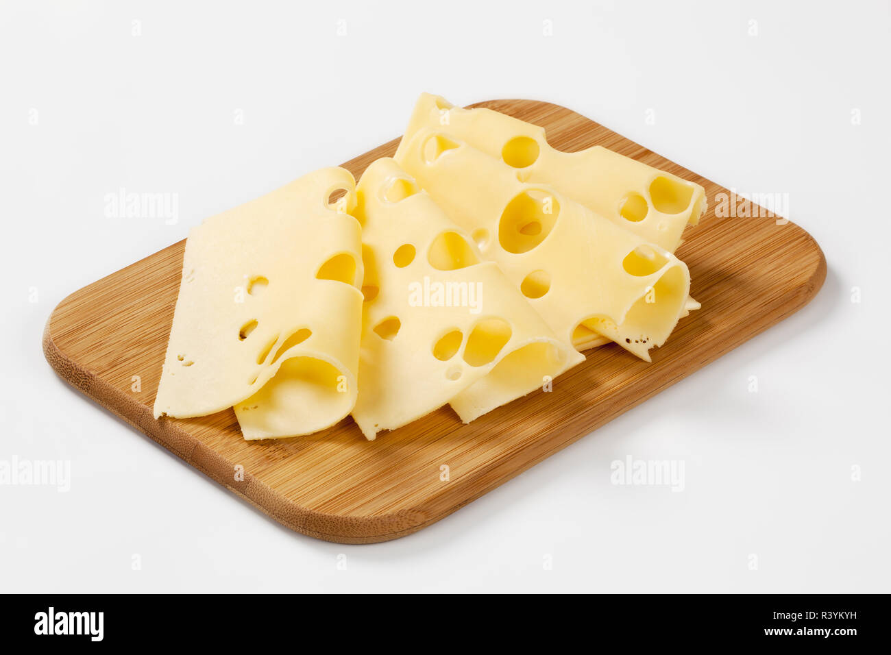 Thin slice swiss cheese studio hi-res stock photography and images - Alamy