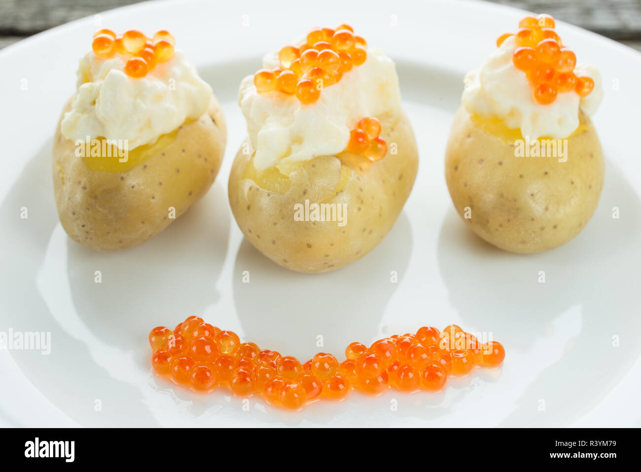 orange caviar from salmon Stock Photo - Alamy