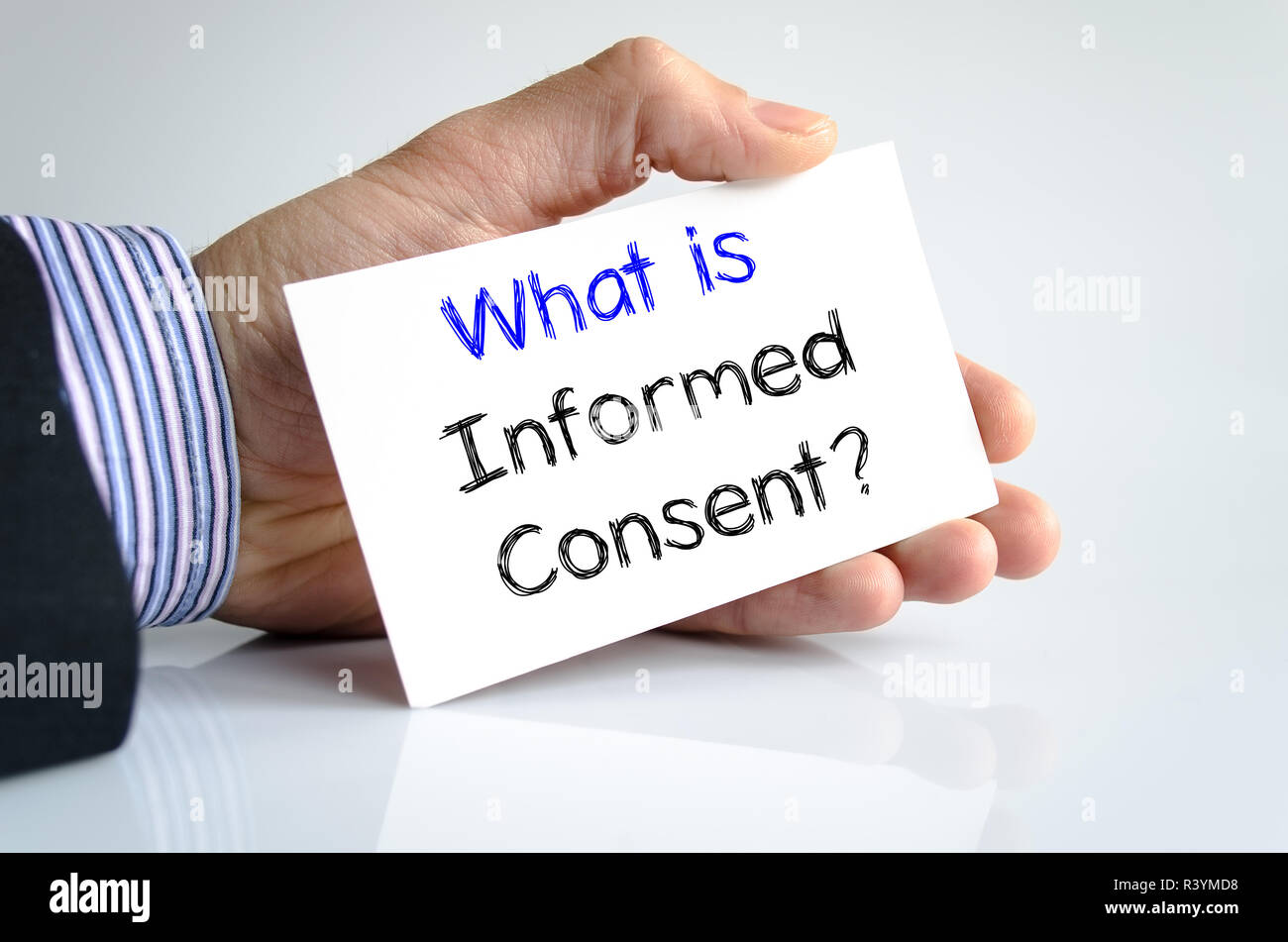 Informed consent hi-res stock photography and images - Alamy