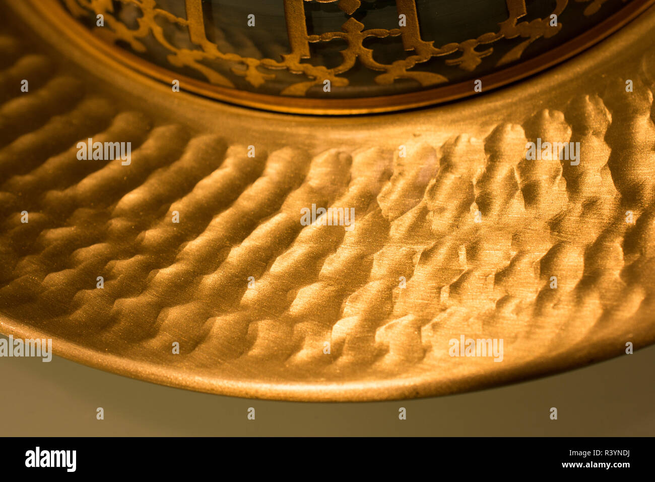 Example of art patterns applied on metals Stock Photo - Alamy