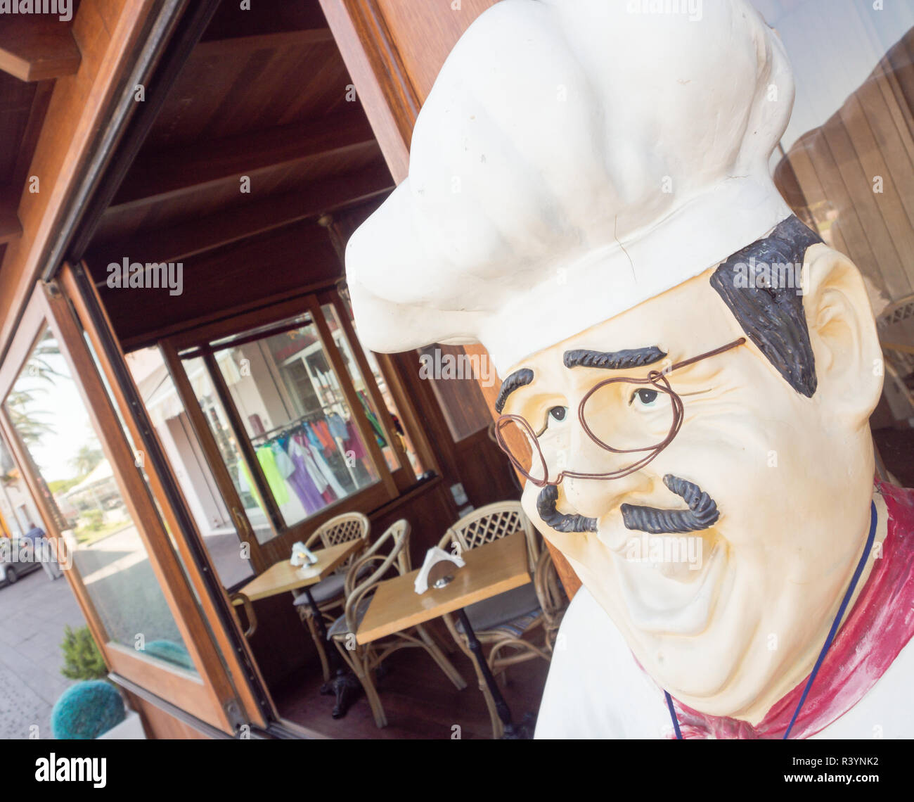 Restaurant Chef Board Stock Photo - Alamy