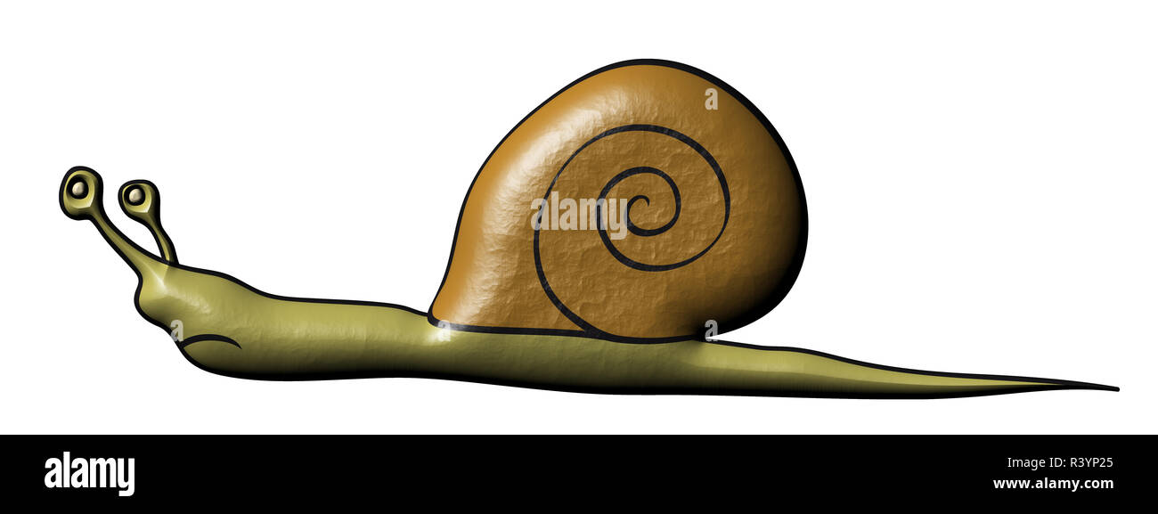 Snail - slowly animal Stock Photo - Alamy