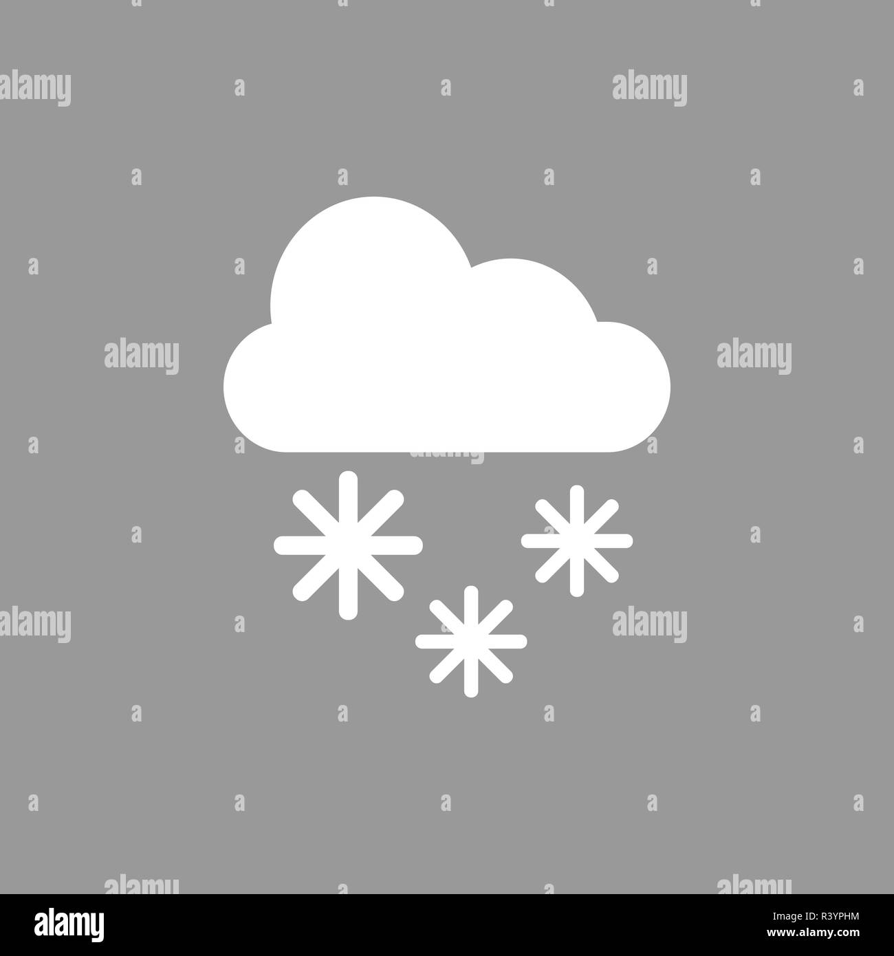 Snow icon hi-res stock photography and images - Alamy