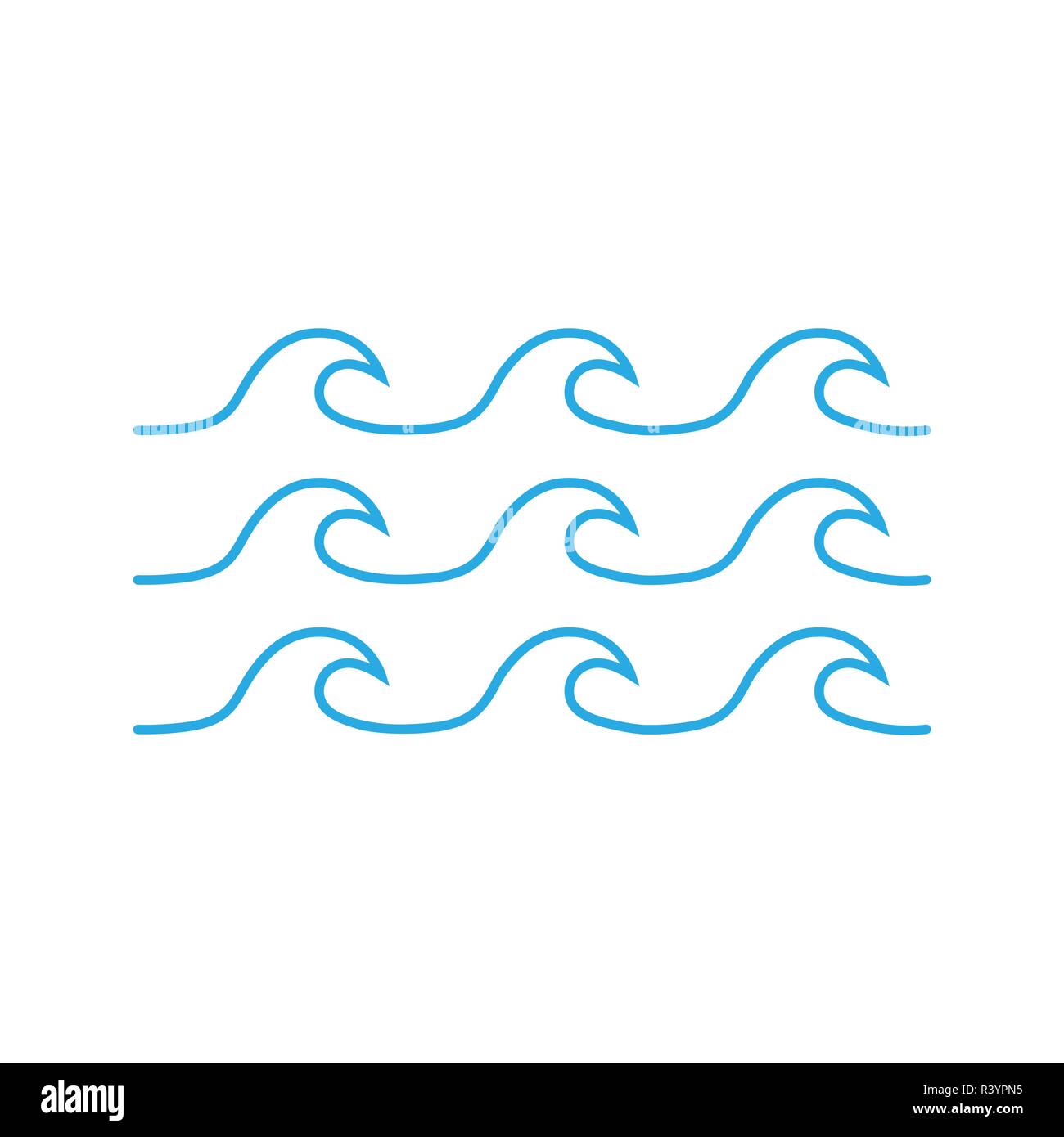 Water wave river pattern waves Cut Out Stock Images & Pictures - Alamy