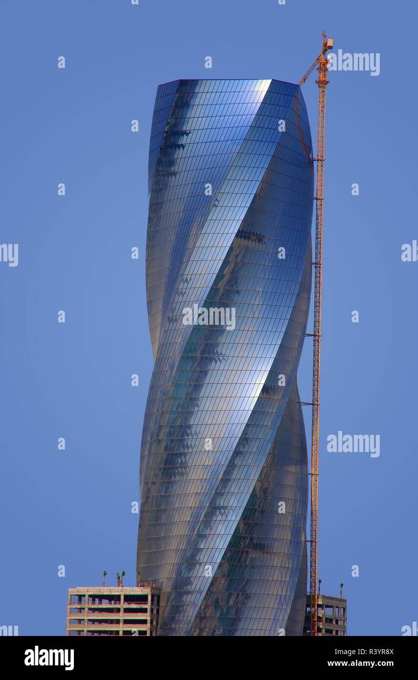 Bahrain skyscraper building united tower hi-res stock photography and ...