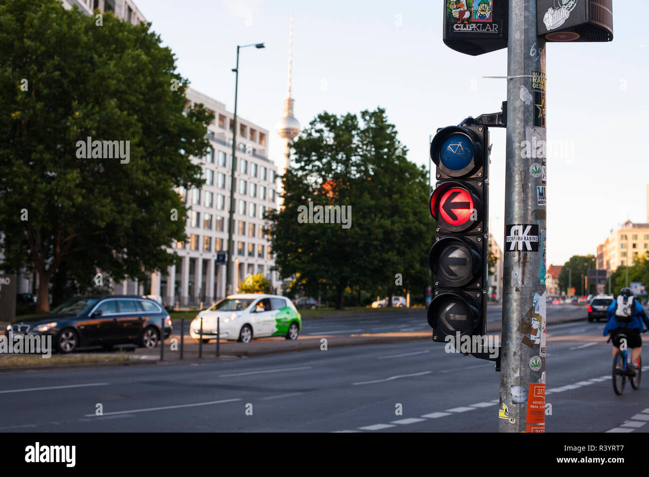 BERLIN, GERMANY - JUNE 26, 2018: Traffic light in Berlin Germany ...