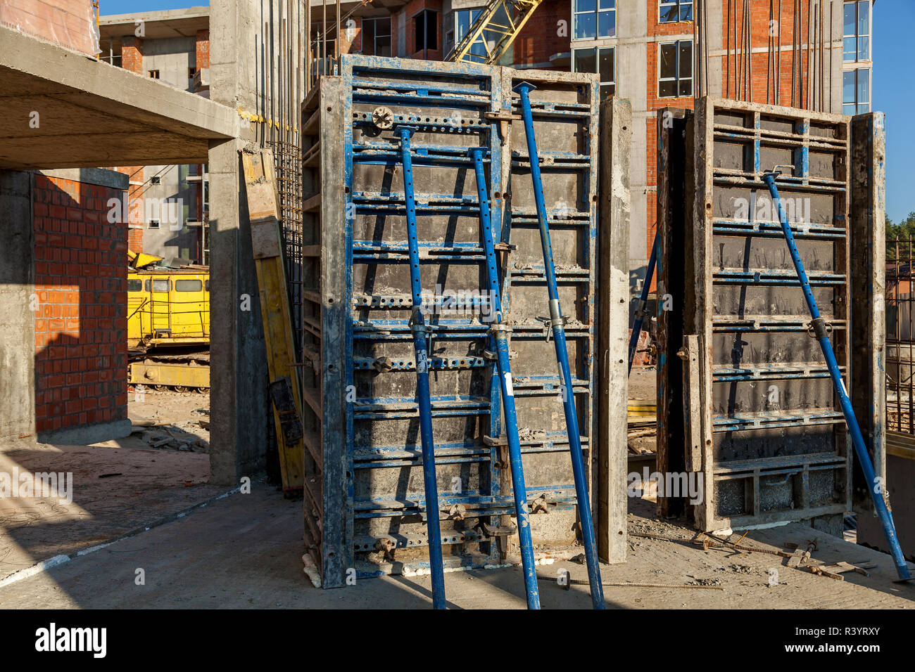 Design of reinforcement frame reinforcement for concrete frame house ...