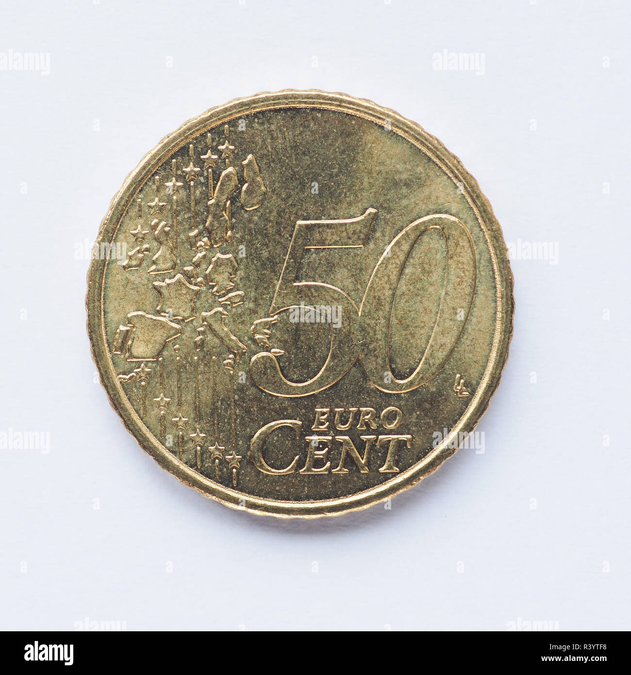 50 cent coin Stock Photo - Alamy