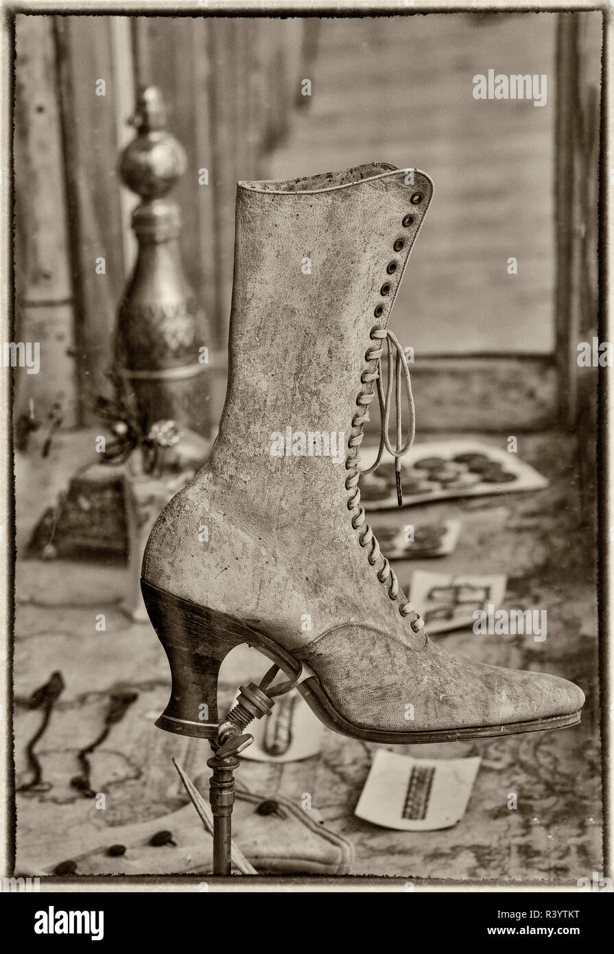 Womans boot hi-res stock photography and images - Alamy