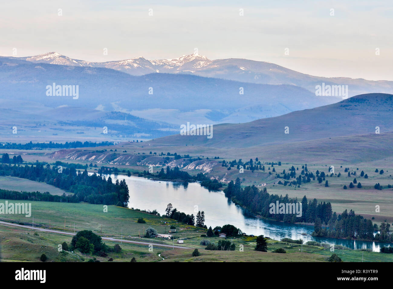 Usa, Montana, National Bison Range Stock Photo - Alamy