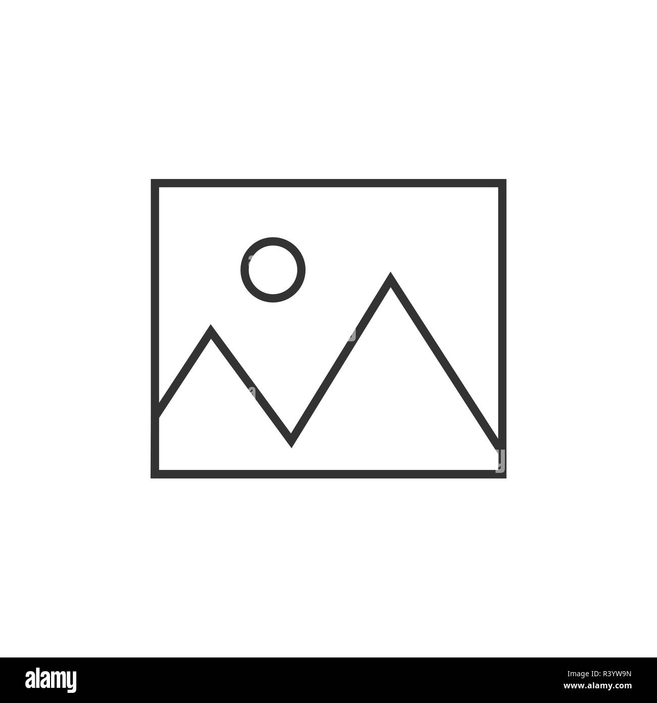 No image available icon. Flat vector Stock Vector Image & Art - Alamy