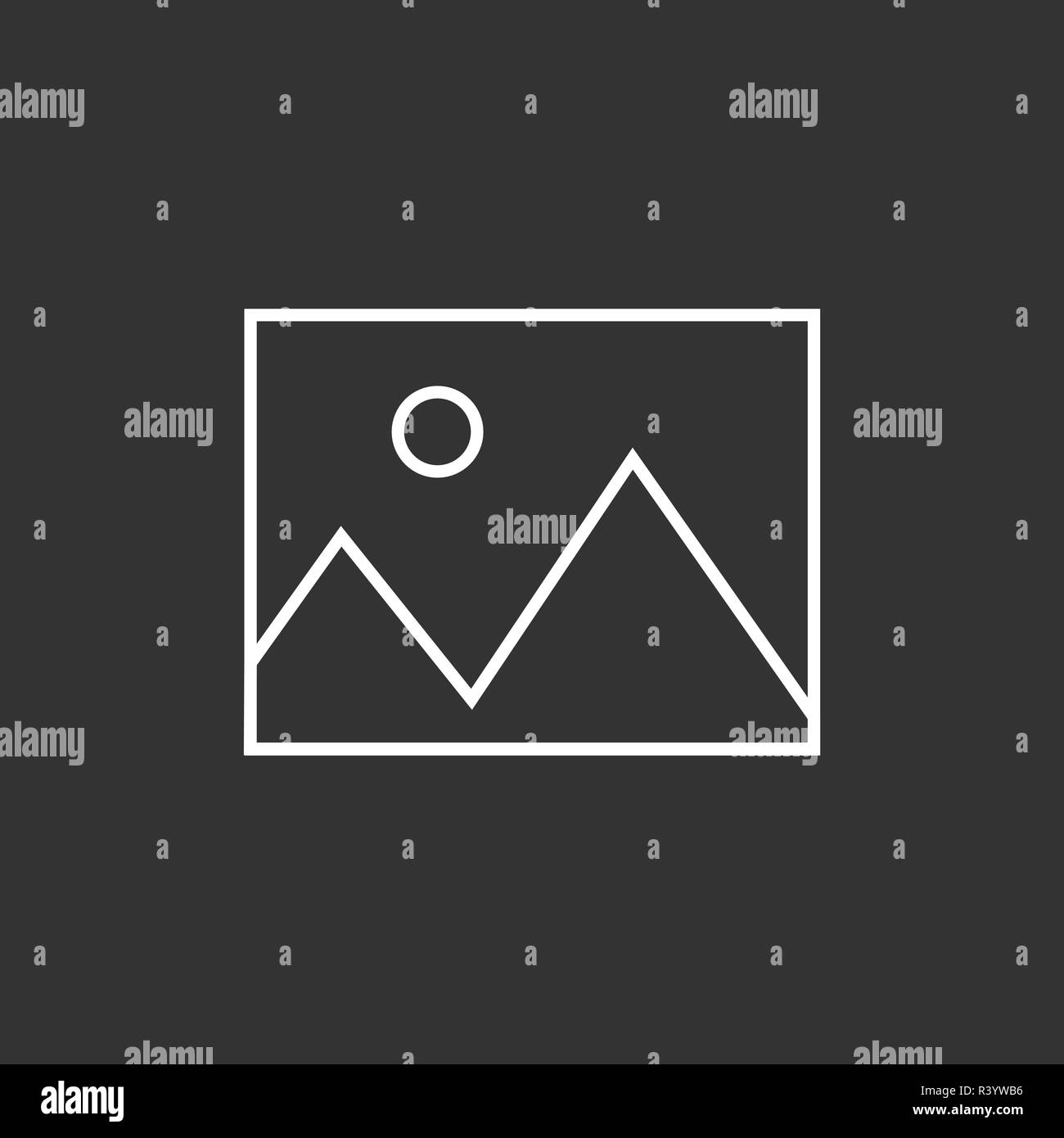 No image available icon. Flat vector Stock Vector Image & Art - Alamy