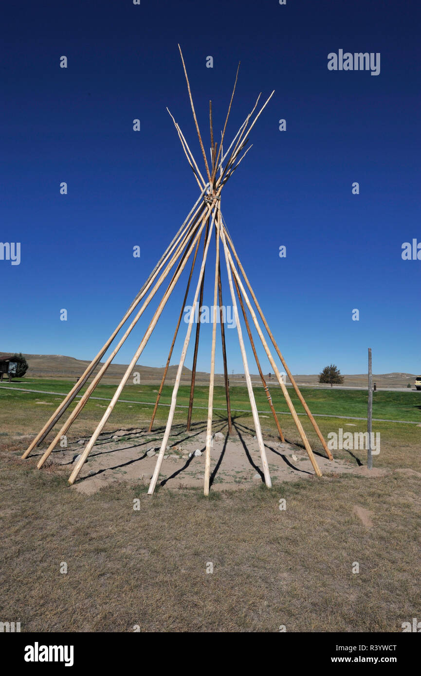 USA, Nebraska, Agate Fossil Beds National Monument, Visitor Center ...