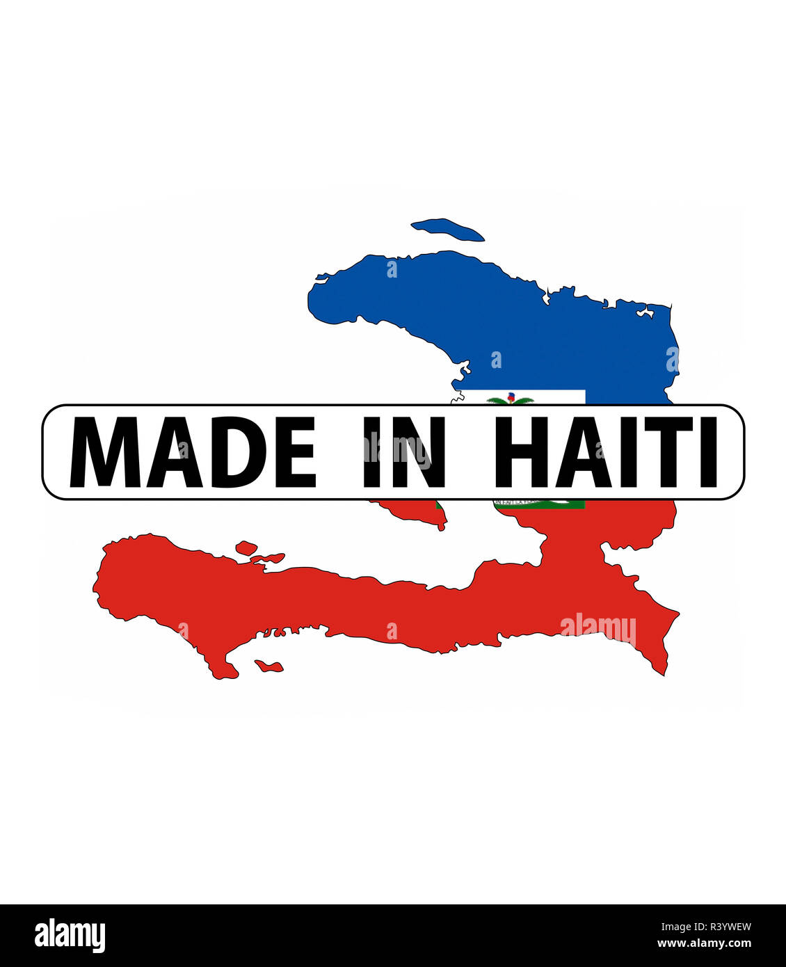 Haiti country flag in Cut Out Stock Images & Pictures - Alamy