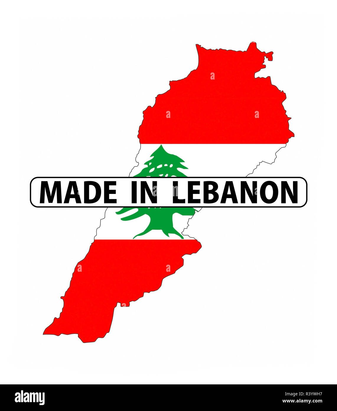 made in lebanon Stock Photo - Alamy
