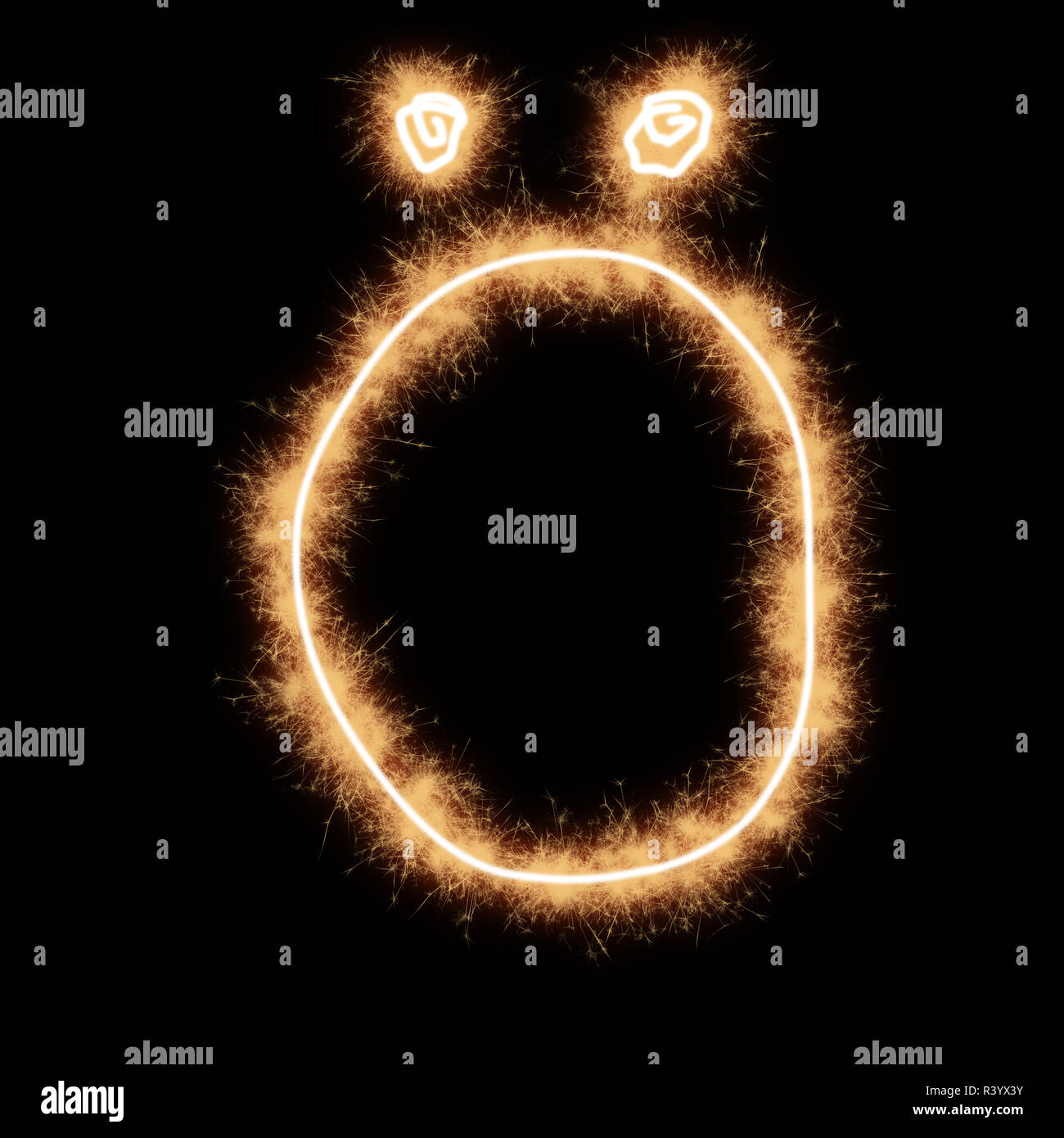 OE sound, Thin O Letter of Turkish of alphabet written by squib sparks ...